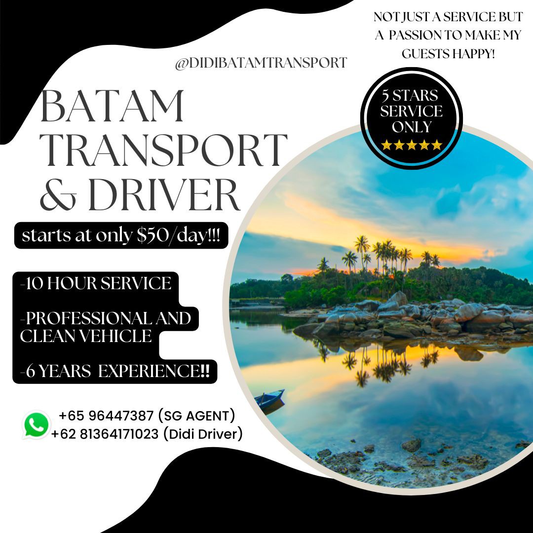 Batam transport private driver, Cars, Car Rental on Carousell