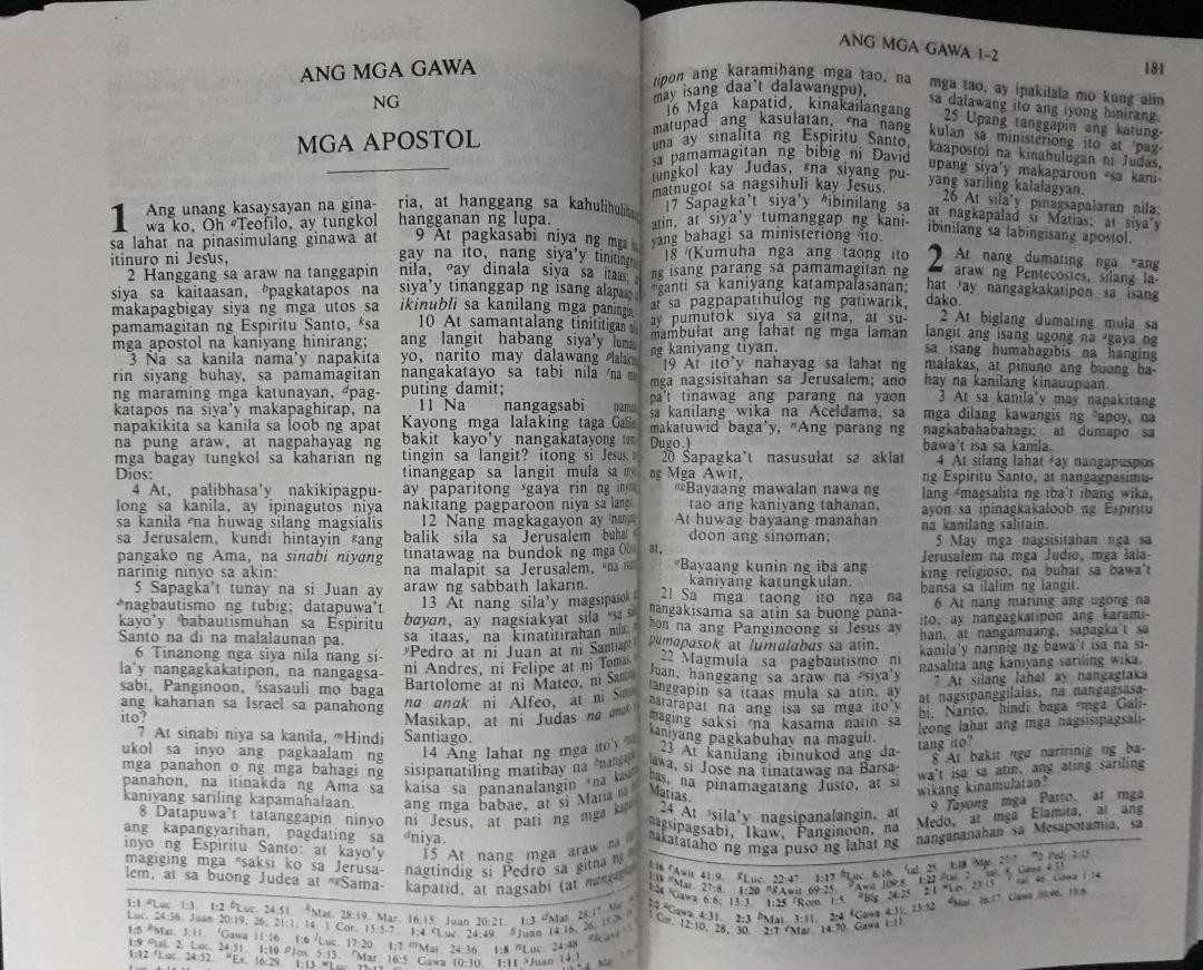 Bible - Ang Bagong Tipan (Tagalog), Hobbies & Toys, Memorabilia ...