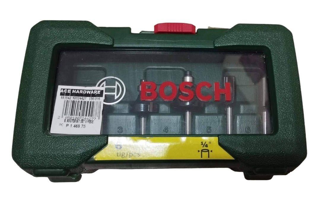 Bosch Router Bit Set 1/4" Shank (6pcs), Commercial & Industrial ...