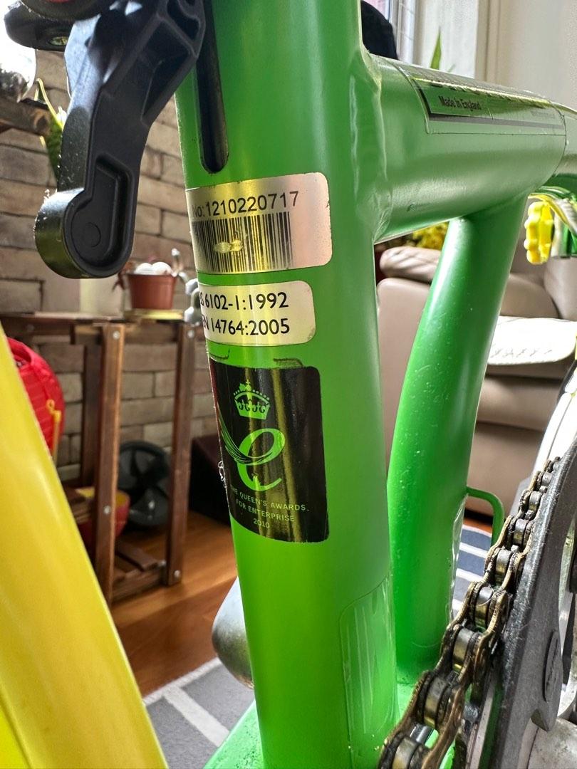 Brompton M3R Mk2 Upgraded Bike, Sports Equipment, Bicycles & Parts ...