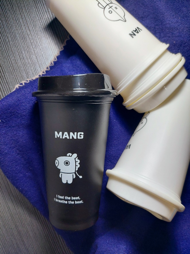 BTS BT21 Official Tumblers (on-hand/Sold per piece), Furniture & Home ...
