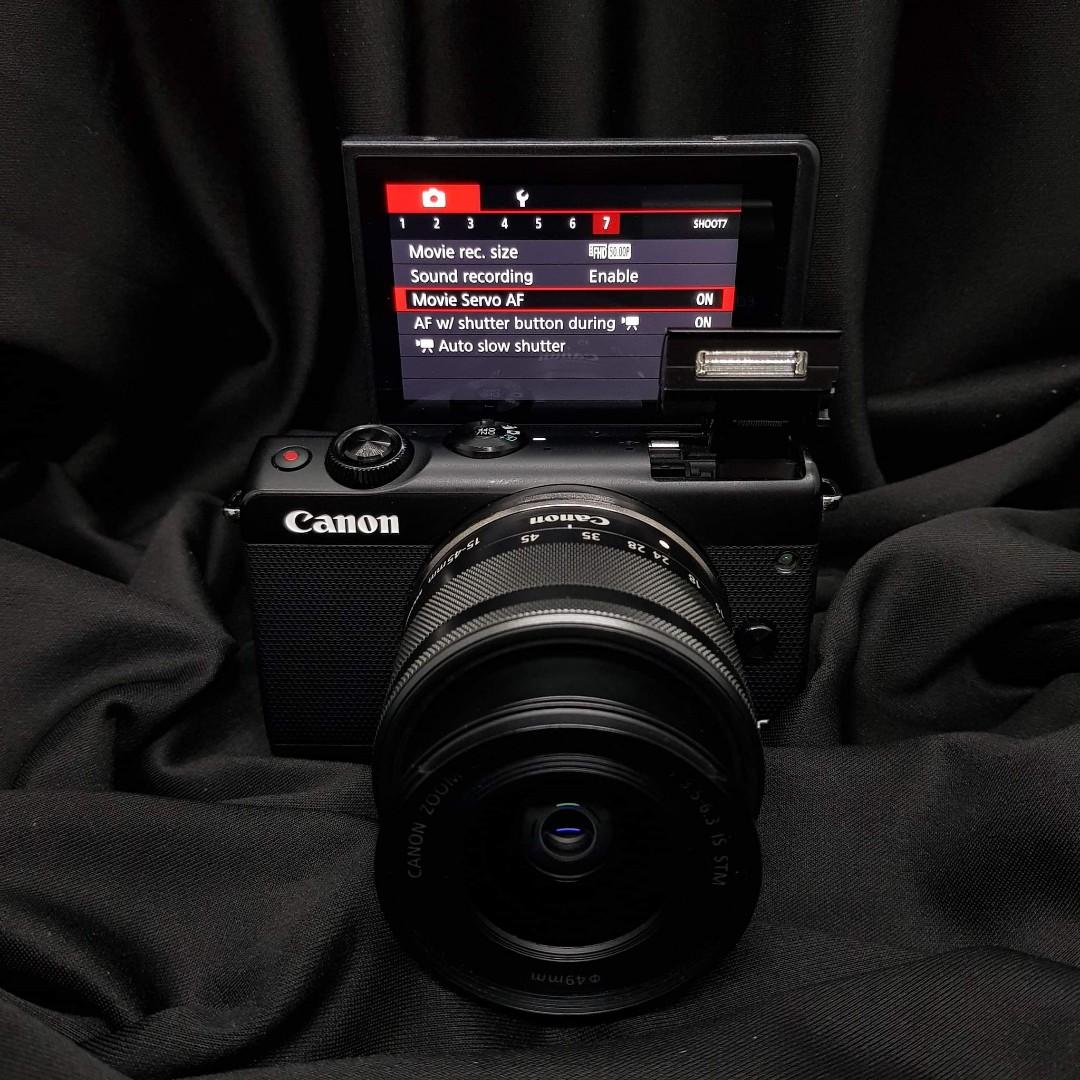 Canon EOS M100 Black, Photography, Cameras on Carousell