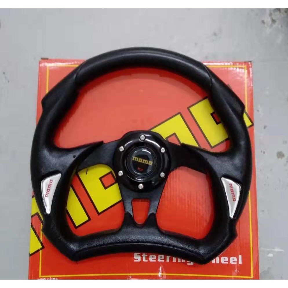 CAR SPORT MOMO OMP STEERING Wheel Deep Dish Racing Steering Wheel 13 INCH 330mm PU, Auto ...