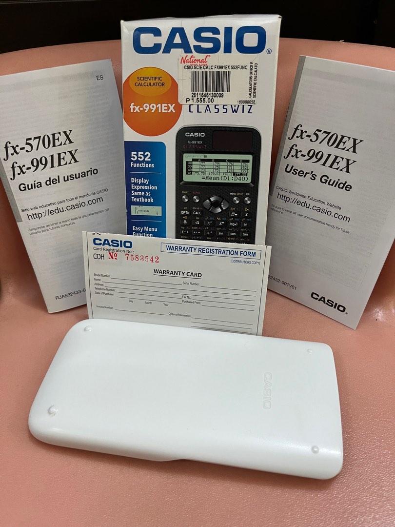 CASIO fx-991EX scientific calculator, Mobile Phones & Gadgets, Other ...