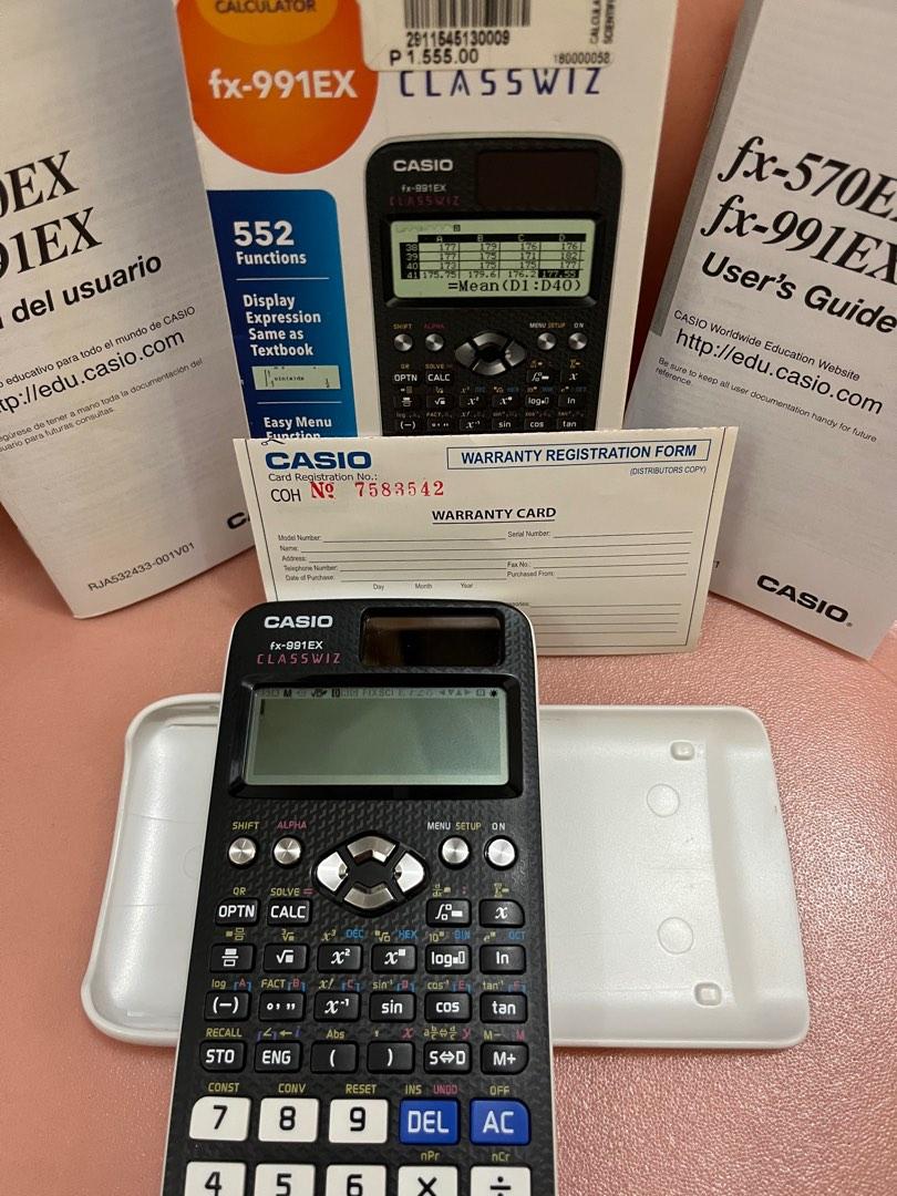 CASIO fx-991EX scientific calculator, Mobile Phones & Gadgets, Other ...