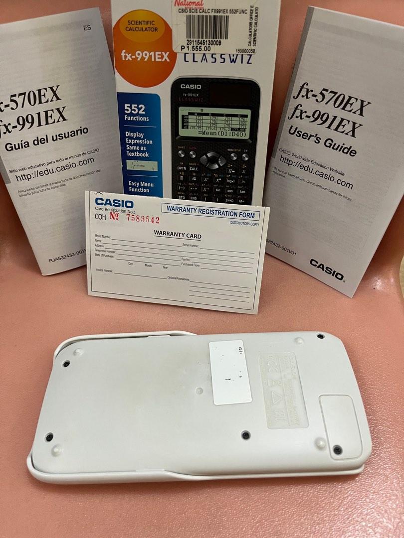 CASIO fx-991EX scientific calculator, Mobile Phones & Gadgets, Other ...