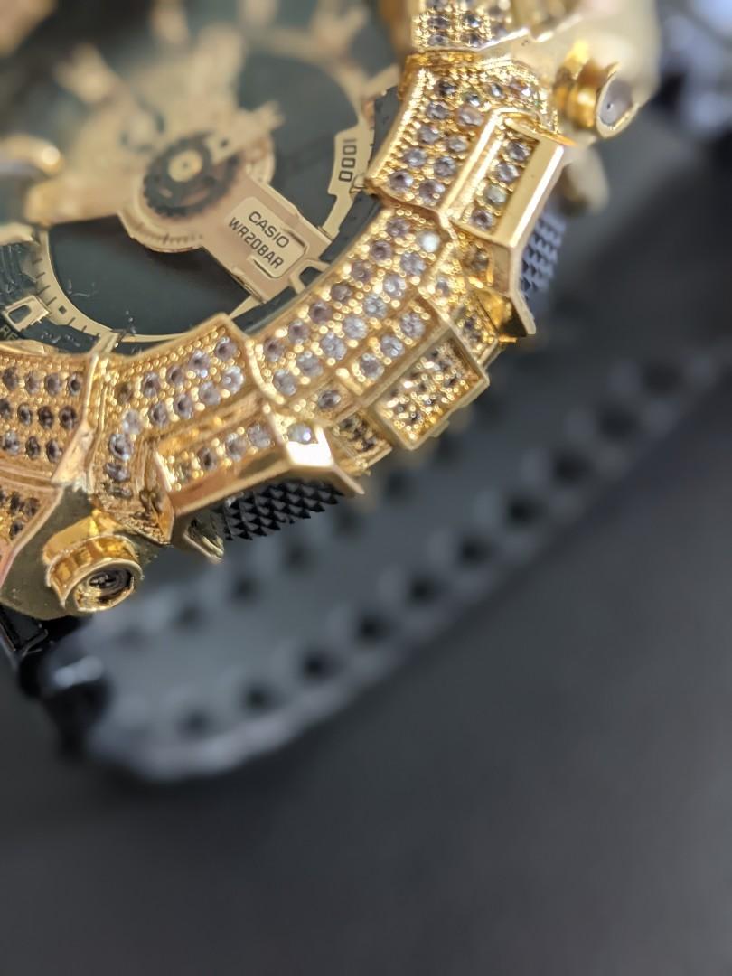 CASIO G Shock Watch Iced Out Bezel - In Vault, Men's Fashion, Watches & Accessories, Watches on ...