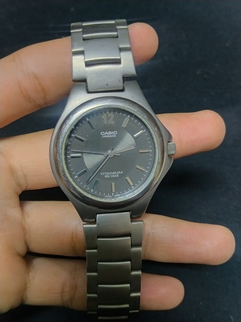 Casio Titanium Mens Fashion Watches And Accessories Watches On Carousell