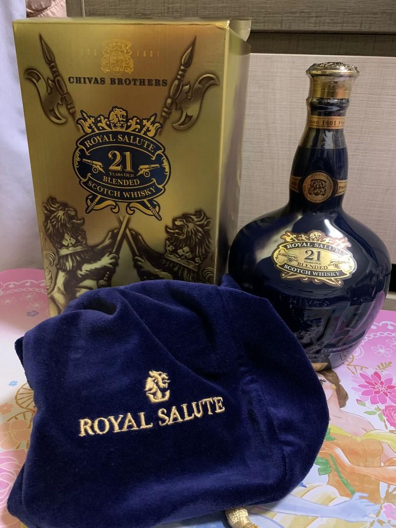 Chivas Regal Royal Salute 21 Years Old Blended Scotch Whisky 1000ml, 嘢食 & 嘢飲, 酒精飲料 - Carousell