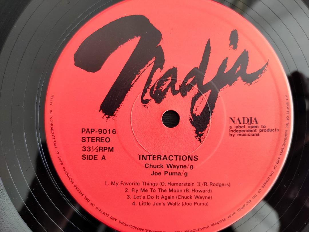 CHUCK WAYNE / JOE PUMA / INTERACTIONS / NADJA RECORDS / FANTASTIC ...