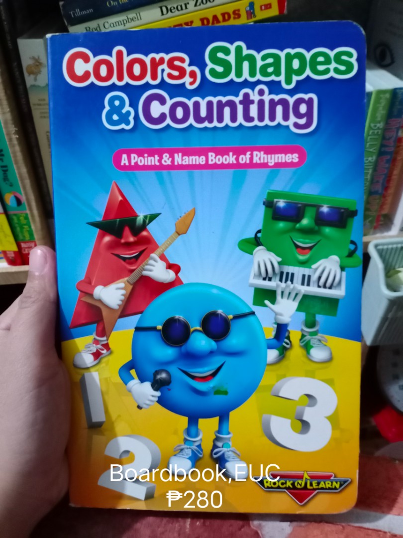 Colors,Shapes & Counting boardbook, Hobbies & Toys, Books & Magazines ...