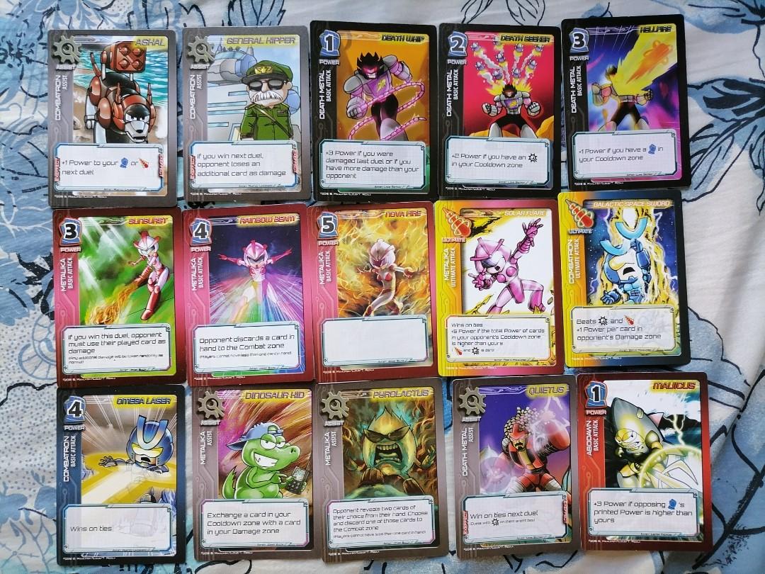 Combatron Comic (Signed) & Combatron The Game Card, Hobbies & Toys ...