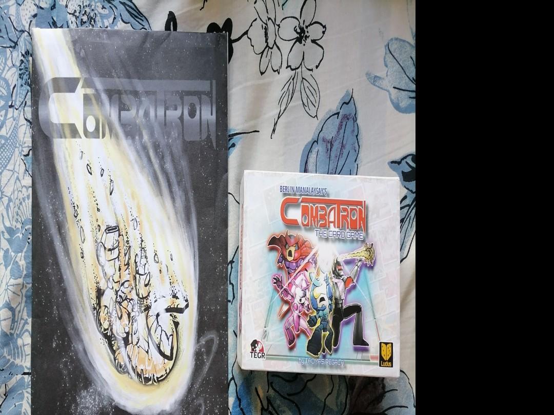 Combatron Comic (Signed) & Combatron The Game Card, Hobbies & Toys ...