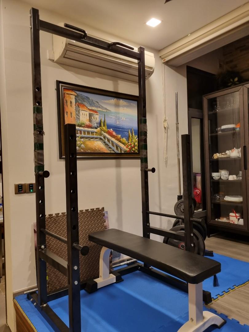 Compact squat rack, Sports Equipment, Exercise & Fitness, Weights ...