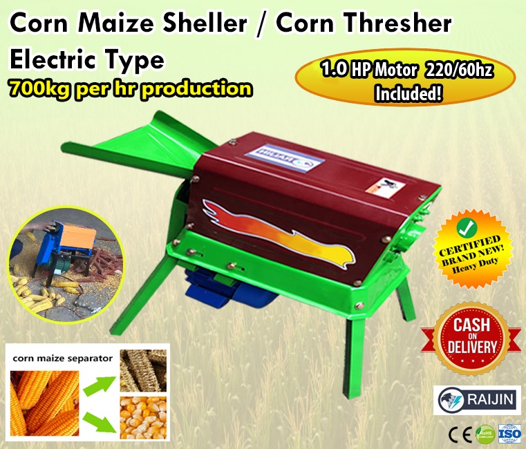 corn maize thresher corn sheller heavy duty industrial for agriculture ...