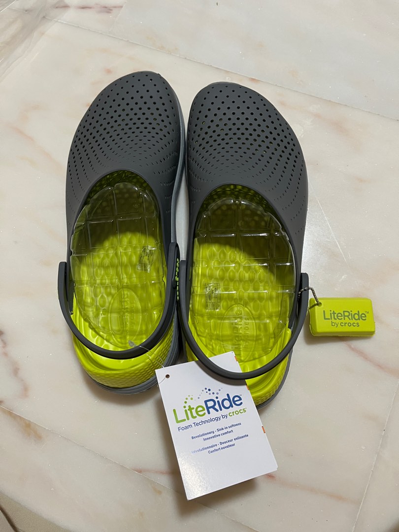 Crocs Literide, Men's Fashion, Footwear, Flipflops and Slides on Carousell