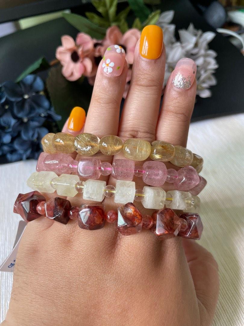 Crystal Bracelets, Women's Fashion, Jewelry & Organisers, Bracelets on ...