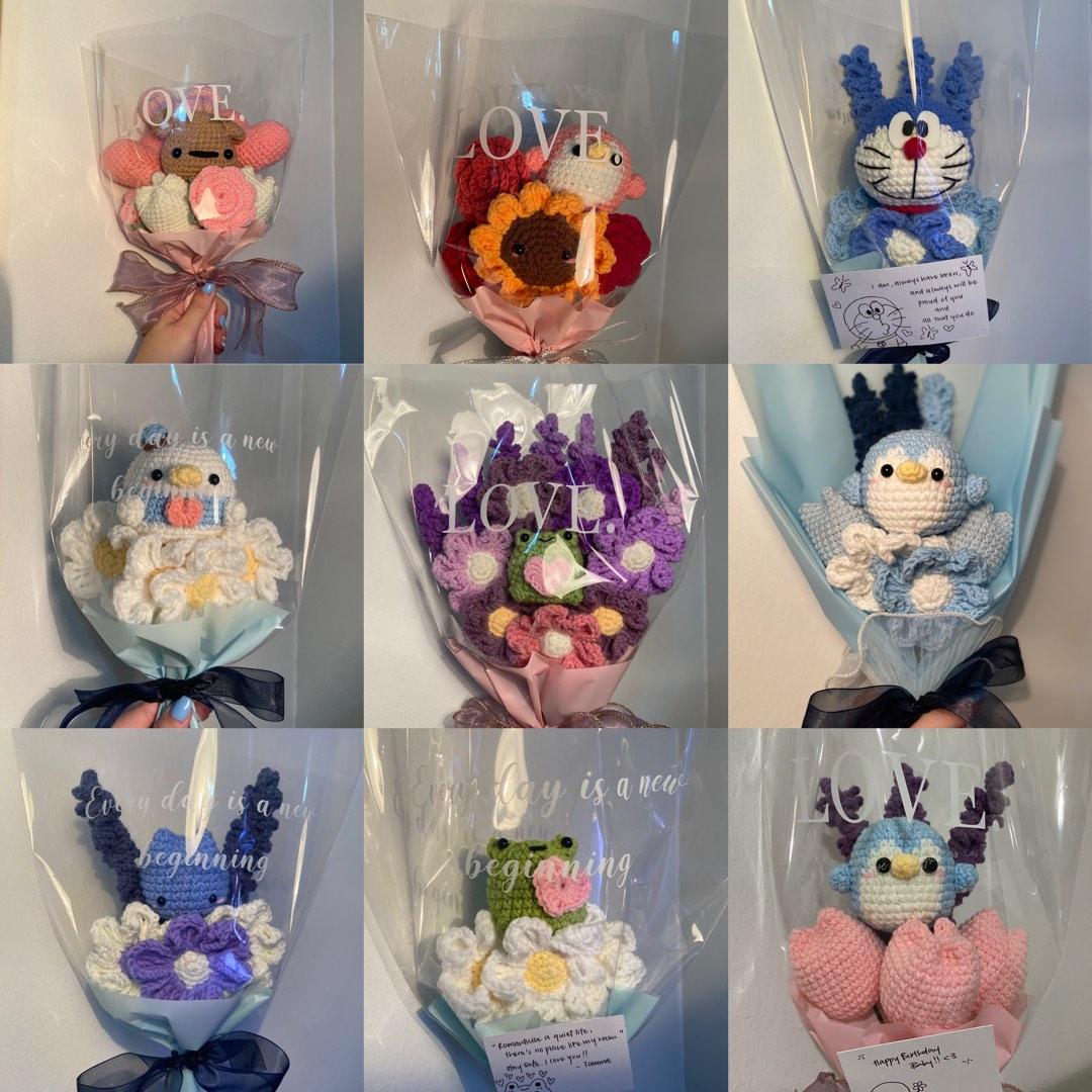 customisable crochet flower bouquet Graduation , Hobbies & Toys ... customisable crochet flower bouquet Graduation , Hobbies & Toys ...
