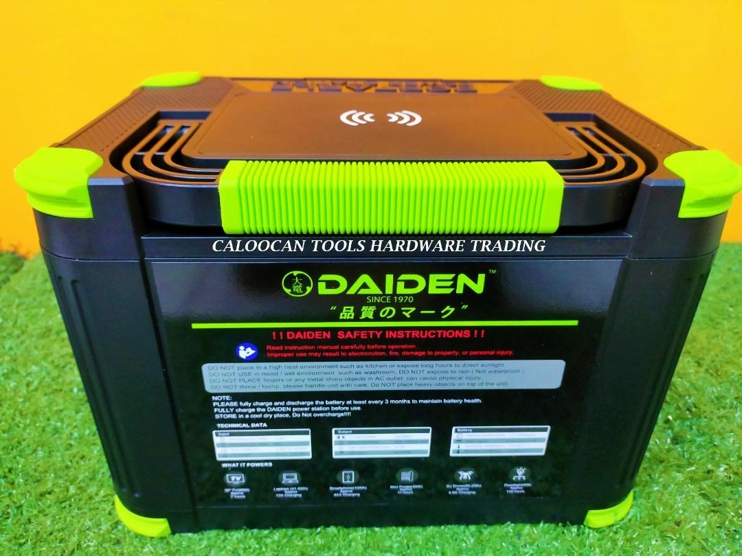 DAIDEN Japan 1000W Portable Powerstation Inverter Generator (PS-500 ...