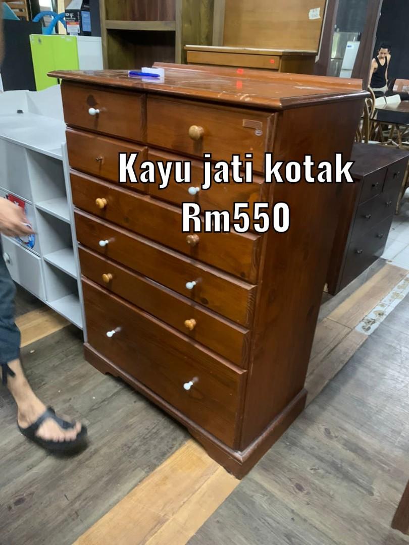 Drawer jati kayu lama, Furniture & Home Living, Furniture, Shelves ...