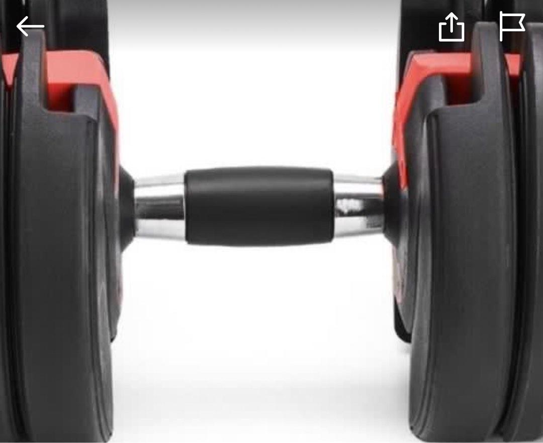 Dumbbell set with additional base and handle, Sports Equipment ...