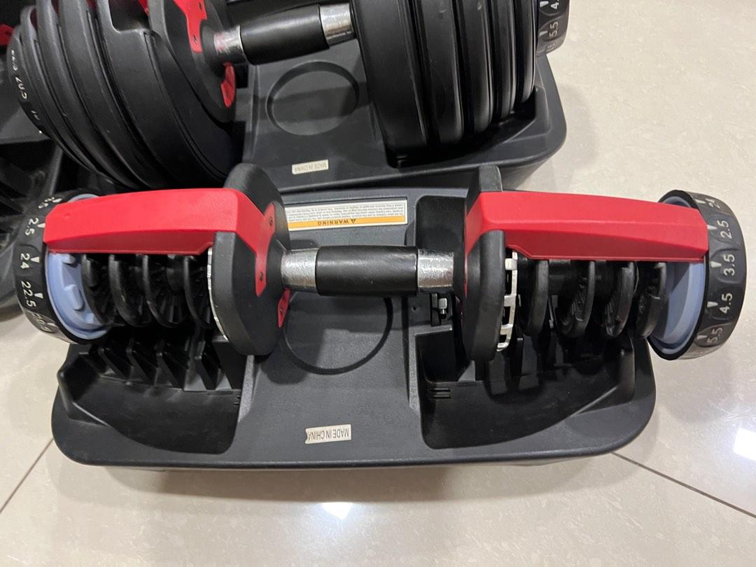 Dumbbell set with additional base and handle, Sports Equipment ...