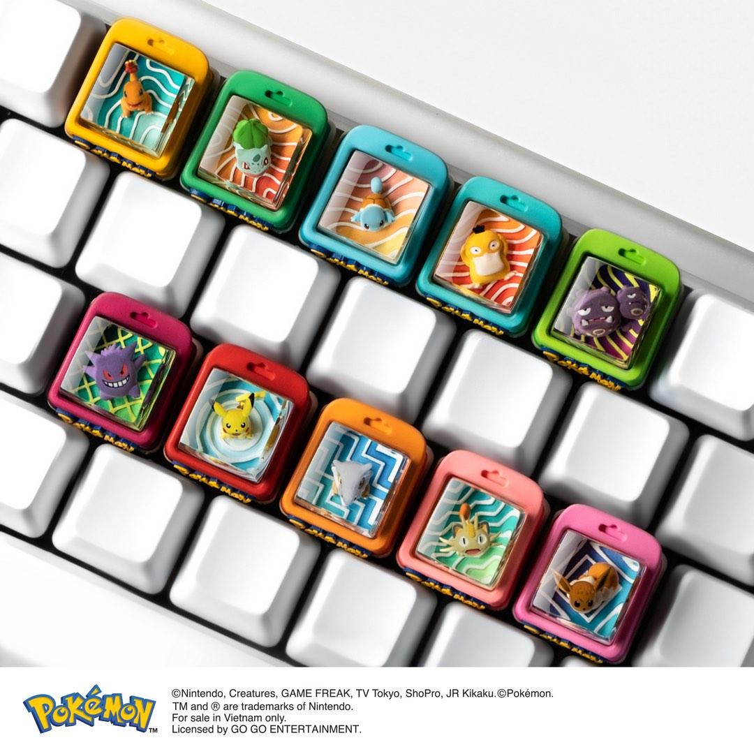 Dwarf factory Pokémon keycaps, Hobbies & Toys, Stationery & Craft ...