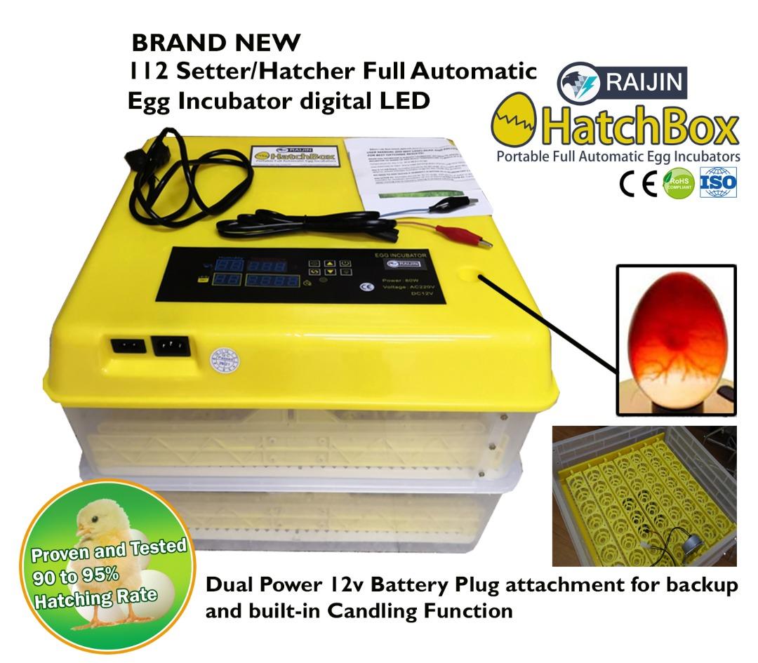 Egg Incubator full auto egg hatcher digital led heavy duty brand new ...