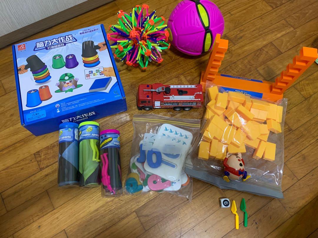 Fire Engine, whack a mole, parachute, transformer ball, Babies & Kids ...