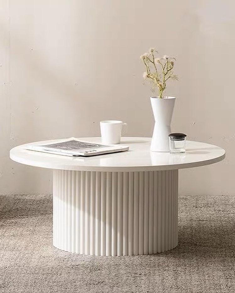 Fluted coffee table, Furniture & Home Living, Furniture, Tables & Sets ...