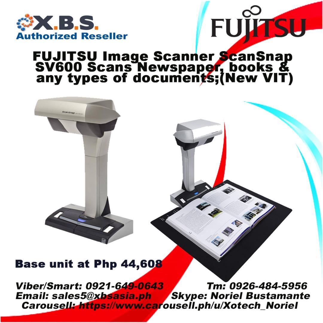 FUJITSU Image Scanner ScanSnap SV600, Computers & Tech, Office & Business Technology on Carousell