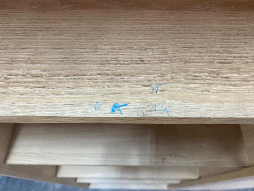 Full Height Wooden Bookcase Neutral Colour / Rak Buku Kayu Tinggi Penuh ...