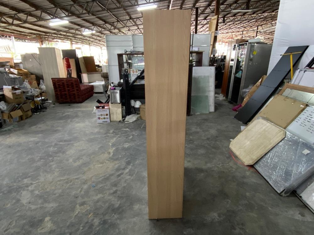 Full Height Wooden Bookcase Neutral Colour / Rak Buku Kayu Tinggi Penuh ...