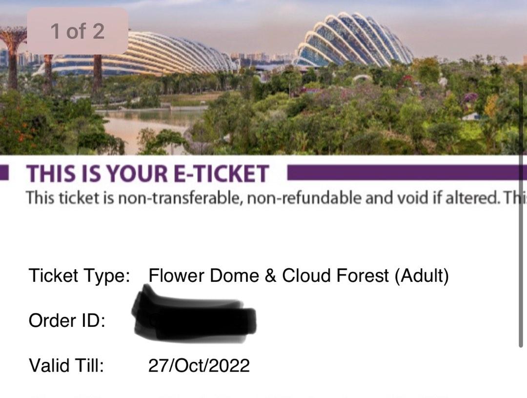 Gardens by the bay tickets, Tickets & Vouchers, Local Attractions ...