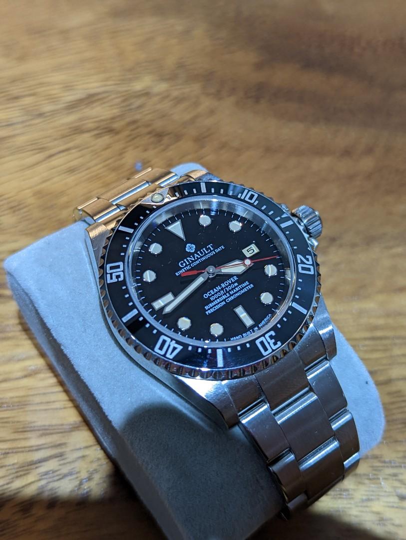 Ginault Ocean Rover 2 (Ceramic bezel/Gold Sand Lume/MilSub hands ...