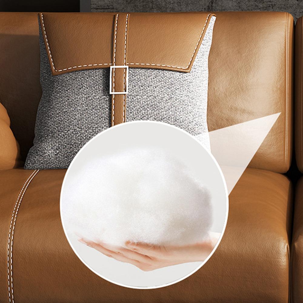 Giorgina Faux Leather Sofa with Ottoman Single Seater Two Seater Three ...