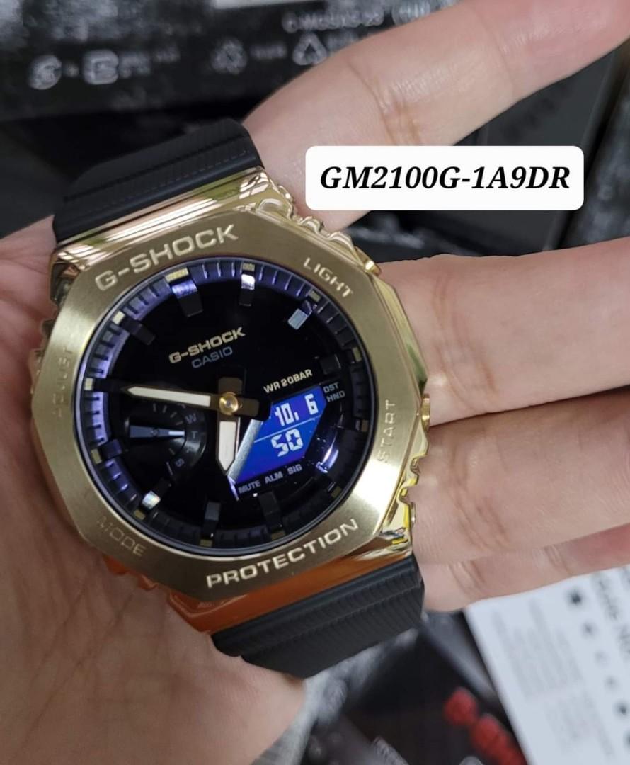 Gshock Metal Covered Casio Oak Stainless, Men's Fashion, Watches ...