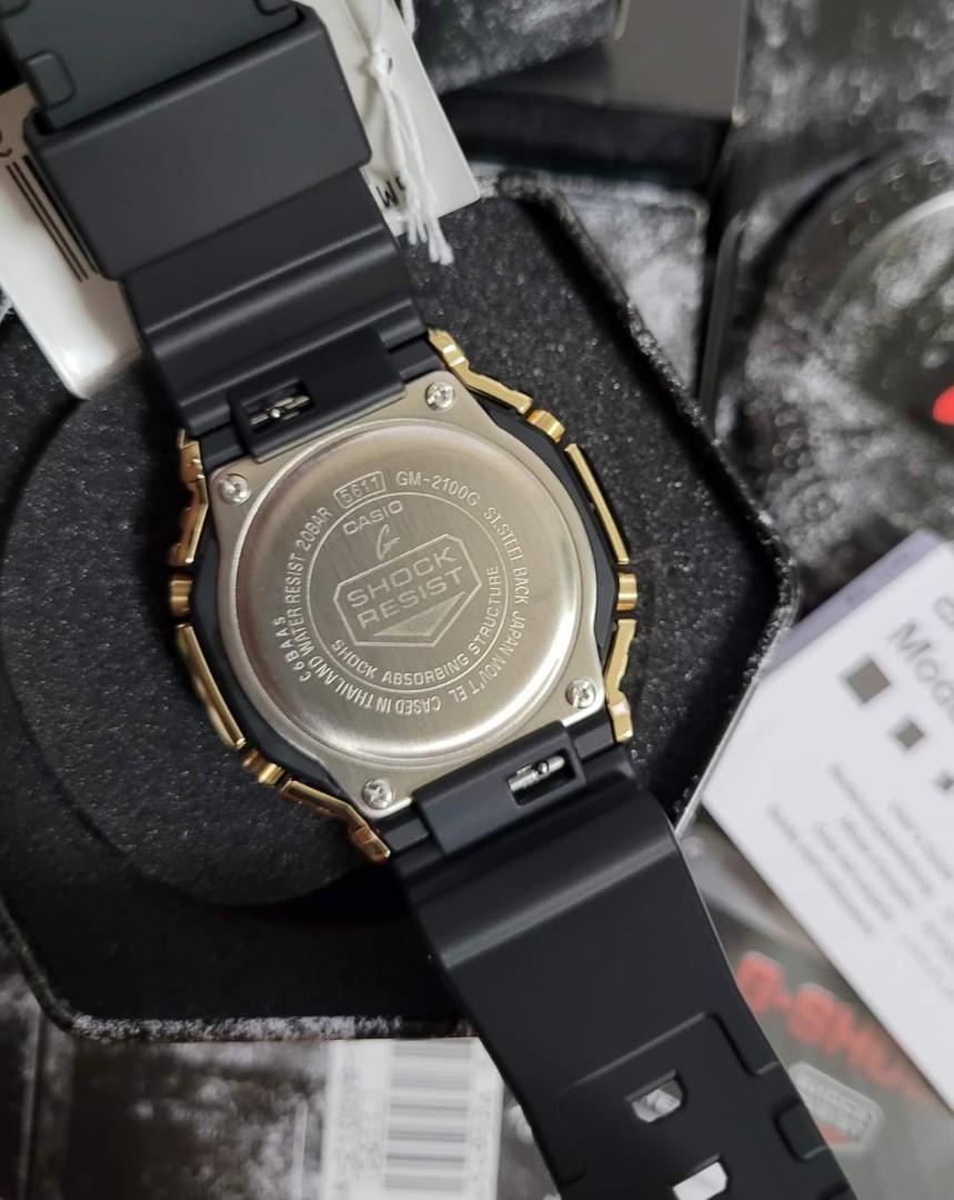 Gshock Metal Covered Casio Oak Stainless, Men's Fashion, Watches ...