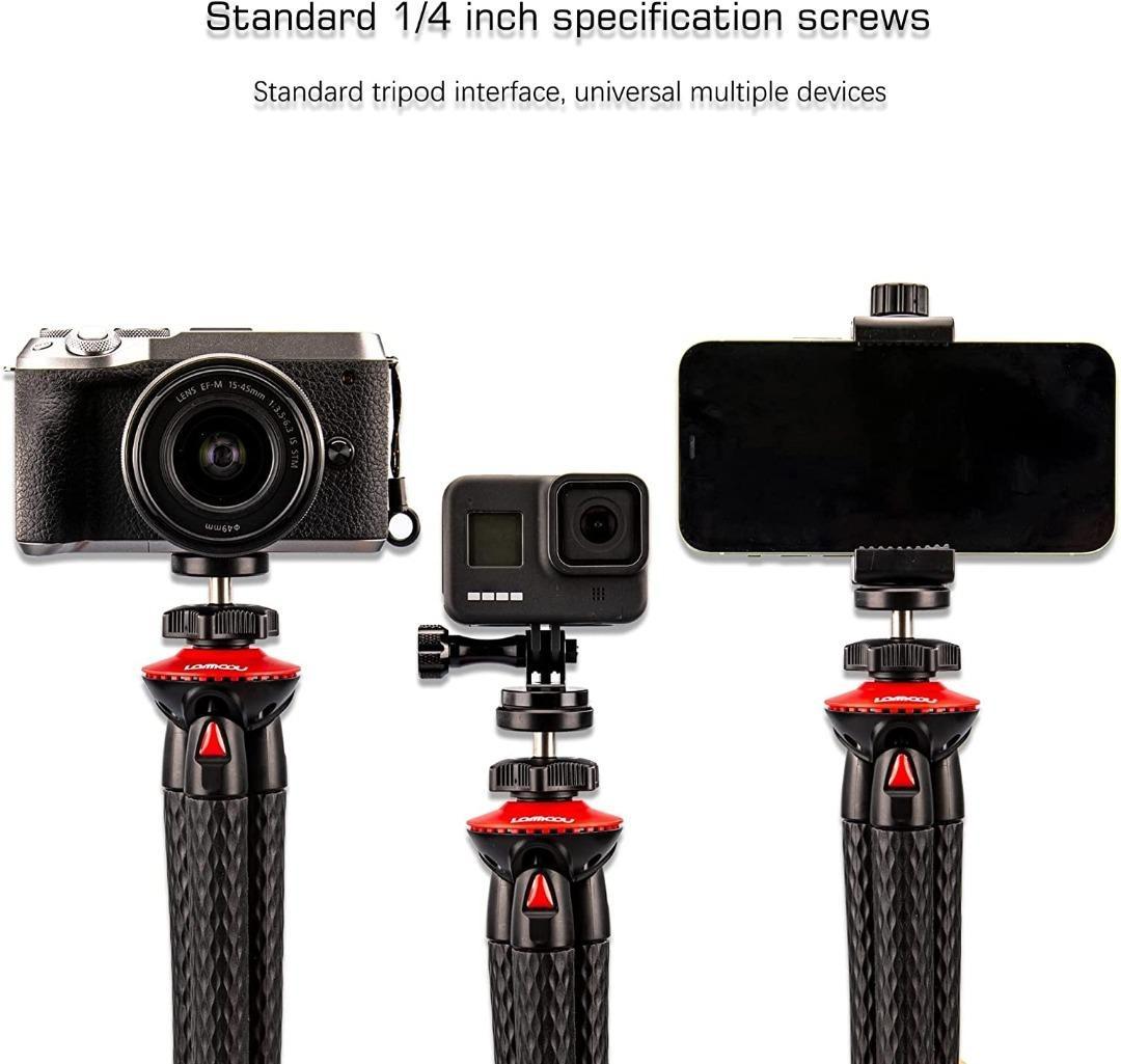 H5068 Lammcou Flexible Camera Tripod Vlogging Bendable Travel Octopus ...