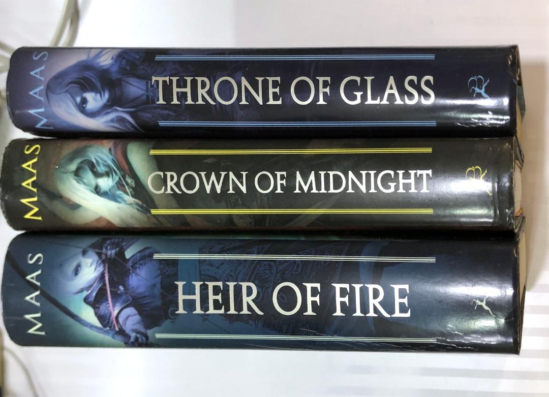 (Hard cover) Throne of glass; Crown of midnight; Heir of fire (By Sarah ...