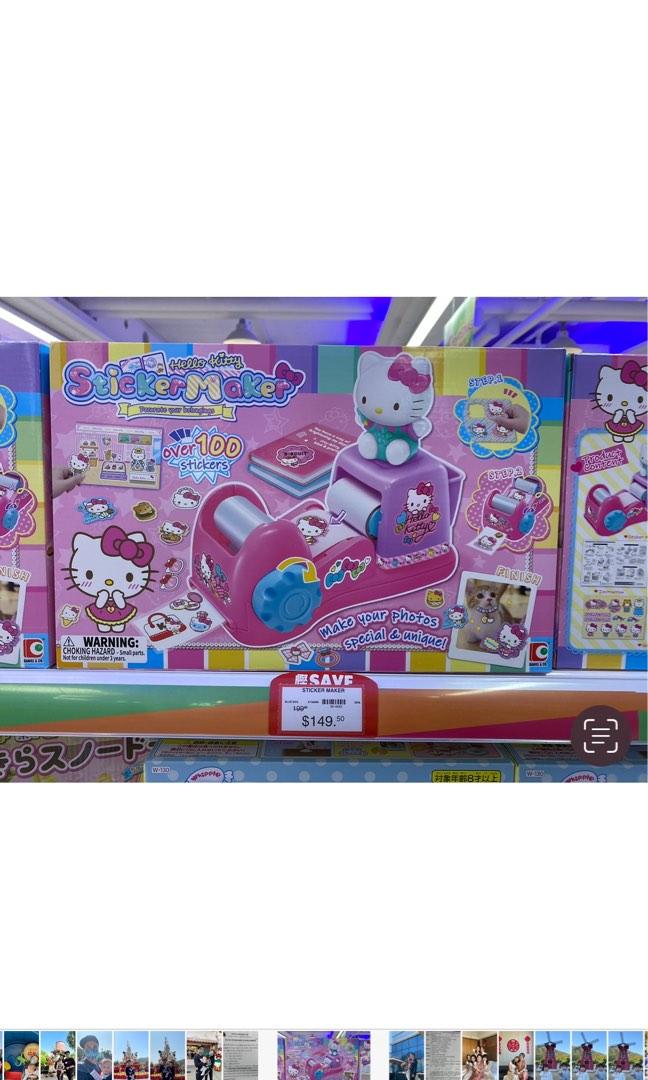 平‼️全新hello Kitty sticker maker(兒童DIY貼紙機), 興趣及遊戲, 玩具 & 遊戲類 - Carousell