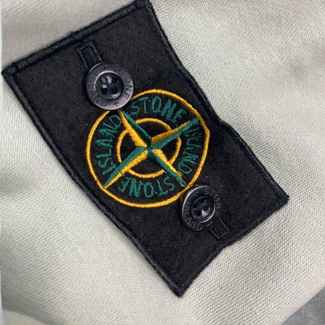 Hoodie Stone Island Patch Logo Hijau Mint, Fesyen Pria, Pakaian , Baju ...