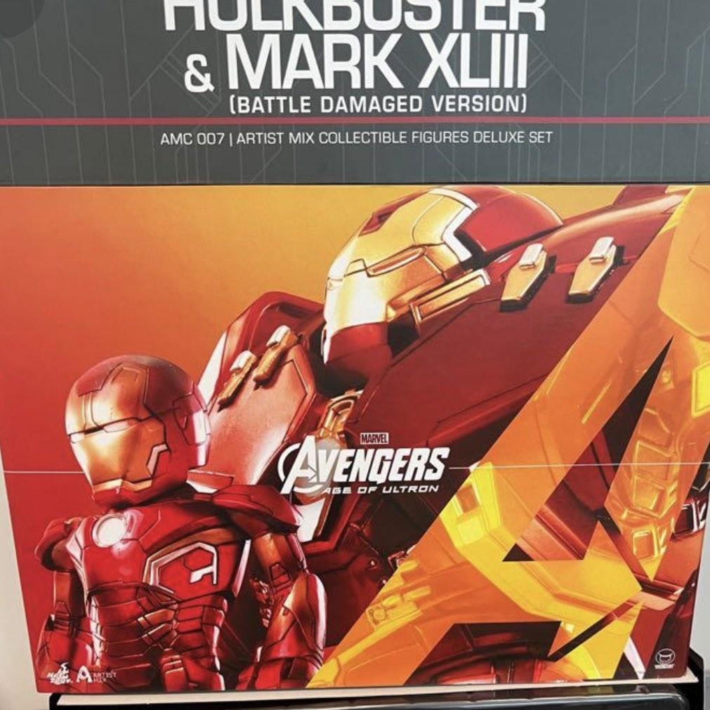 Hulkbuster and Mark XLIII Battle Damaged Version Mark XLIII ...