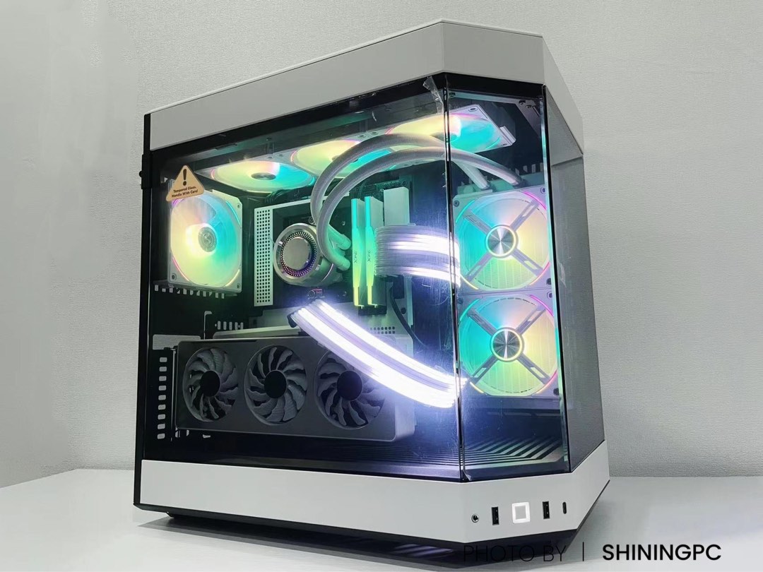 HYTE Y60 White Gaming Build, Computers & Tech, Desktops on Carousell