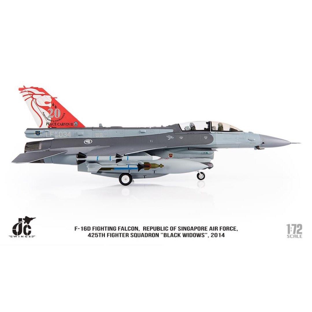 (JC WINGS) Republic Of Singapore Air Force RSAF Lockheed Martin F-16D ...