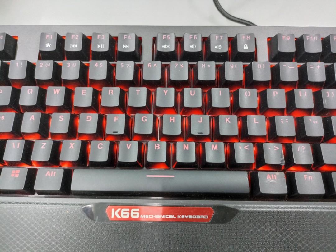 K66 MECHANICAL KEYBOARD, Computers & Tech, Parts & Accessories ...