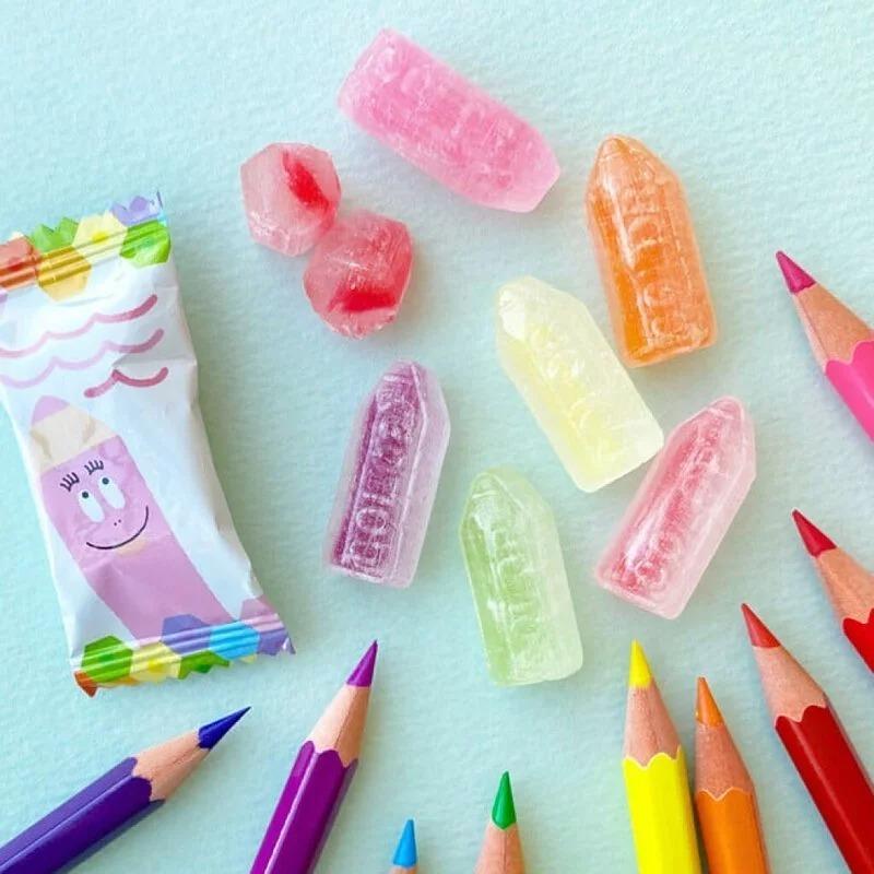 日本Kanro彩色鉛筆糖 80g(3包), 預購 - Carousell