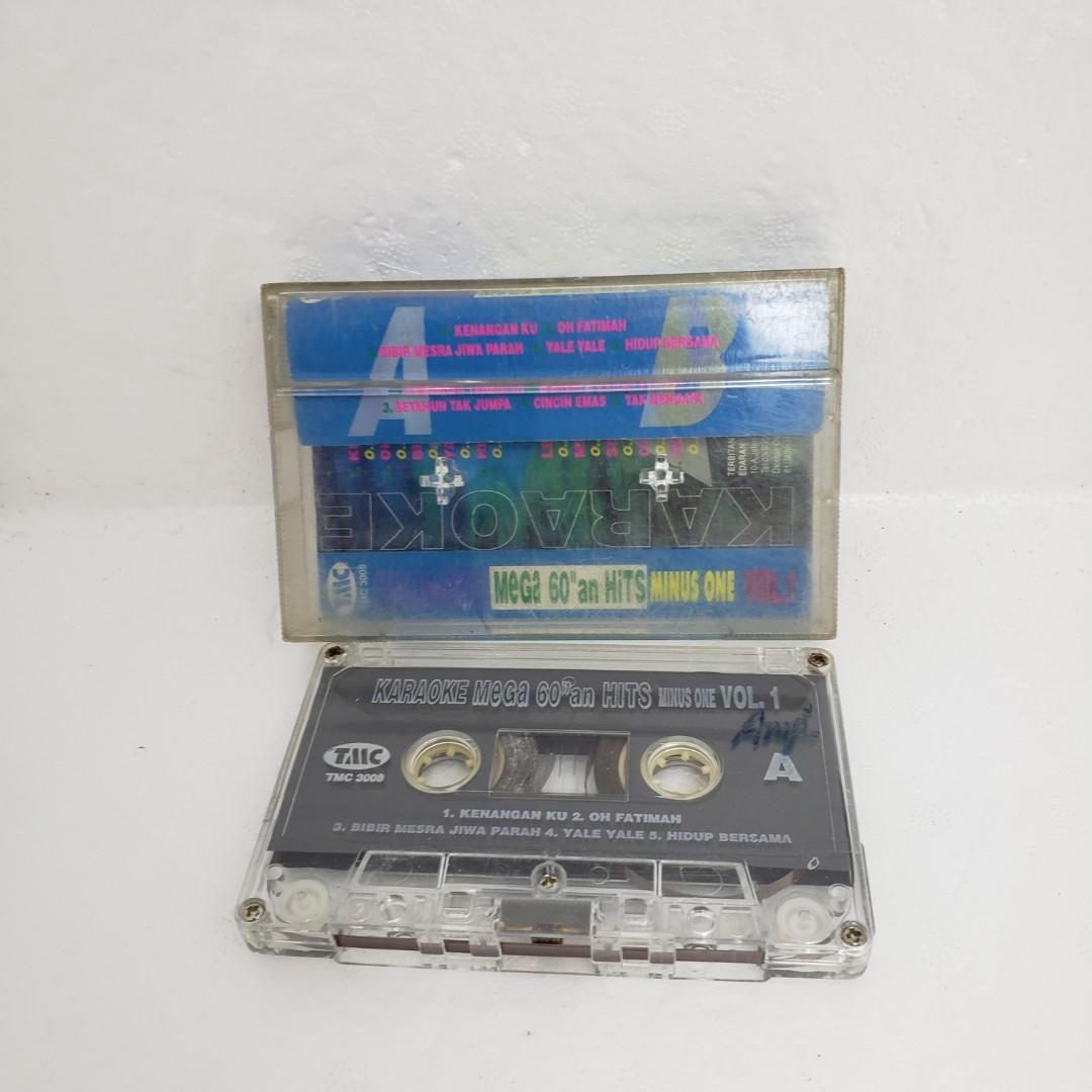 KASET KARAOKE MEGA 60'AN HITS - MINUS ONE VOL 1 cassette RARE cassette ...