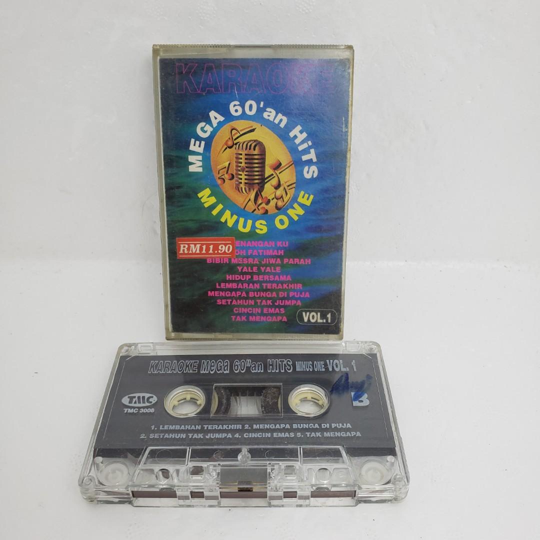 KASET KARAOKE MEGA 60'AN HITS - MINUS ONE VOL 1 cassette RARE cassette, Hobbies & Toys, Music ...