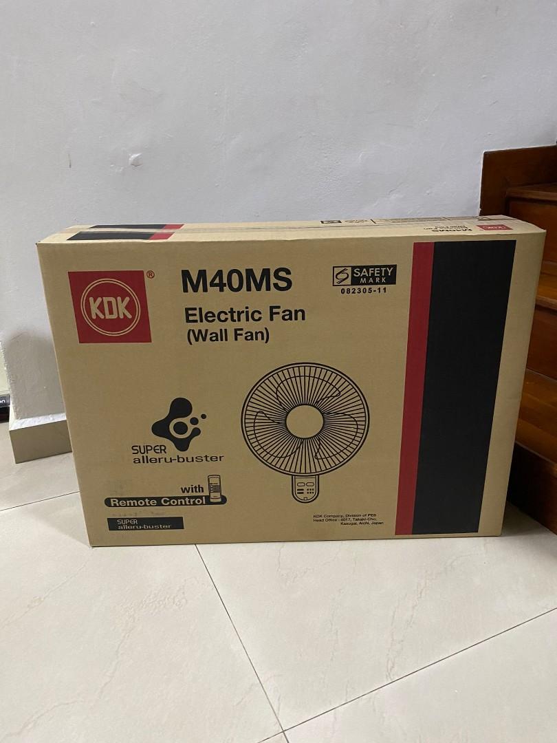 KDK electric wall fan with remote, Furniture & Home Living, Lighting ...